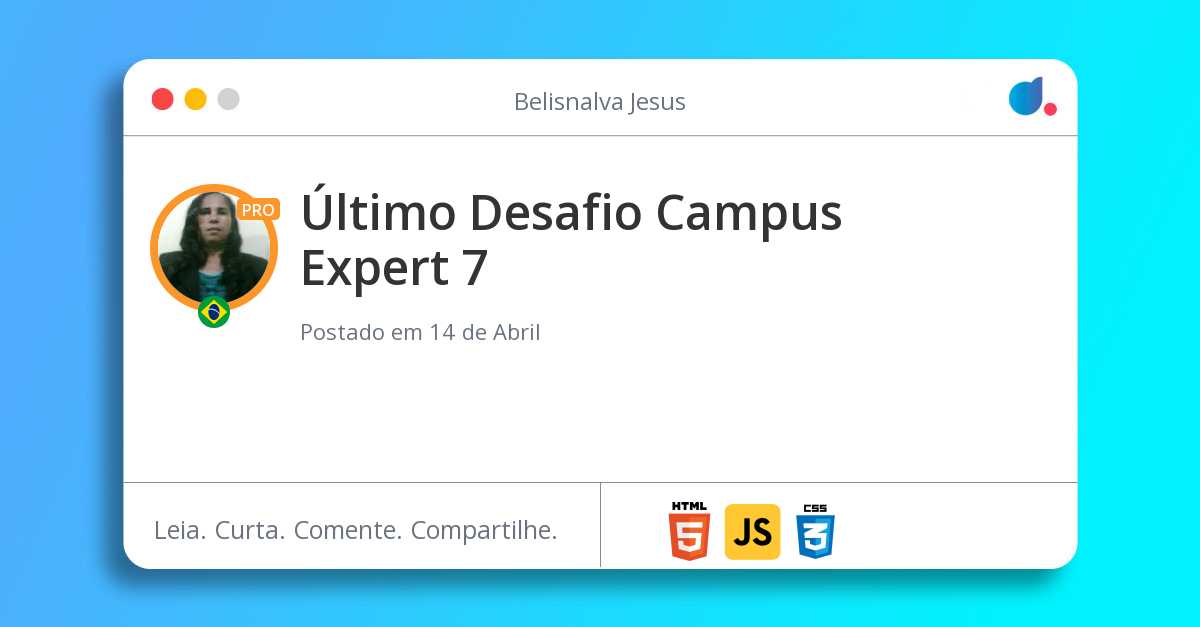 Último Desafio Campus Expert 7