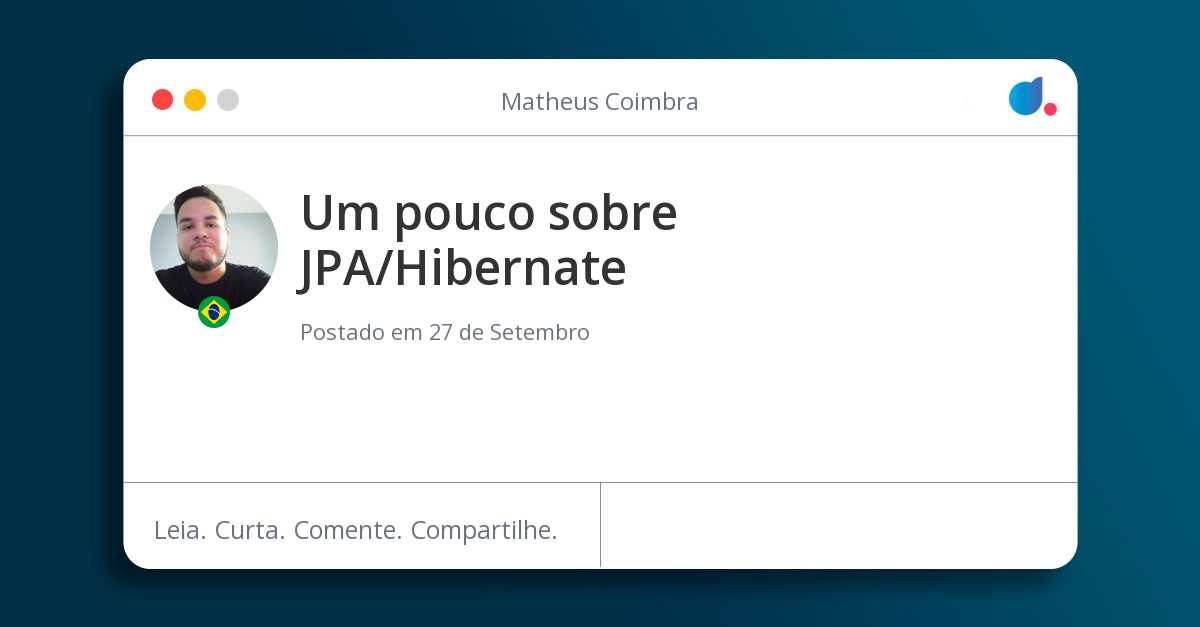 Um pouco sobre JPA/Hibernate
