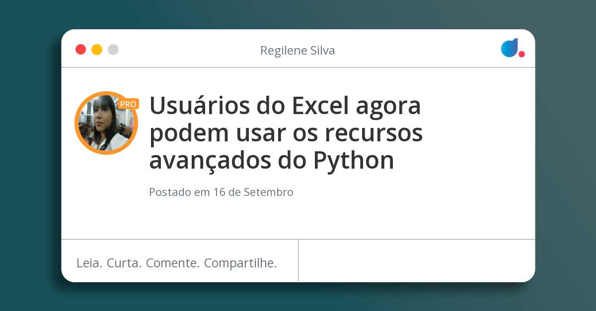Usuários do Excel agora podem usar os recursos avançados do Python