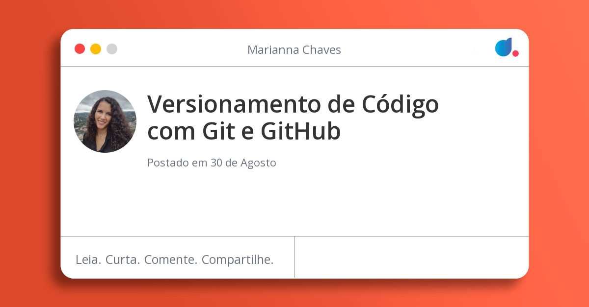 Versionamento de Código com Git e GitHub