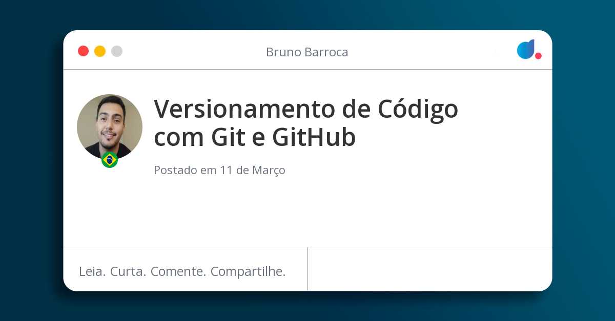 Versionamento de Código com Git e GitHub