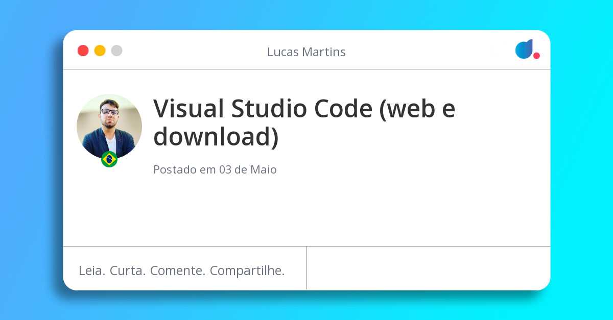 Visual Studio Code (web e download) Visual Studio Code (web e download)