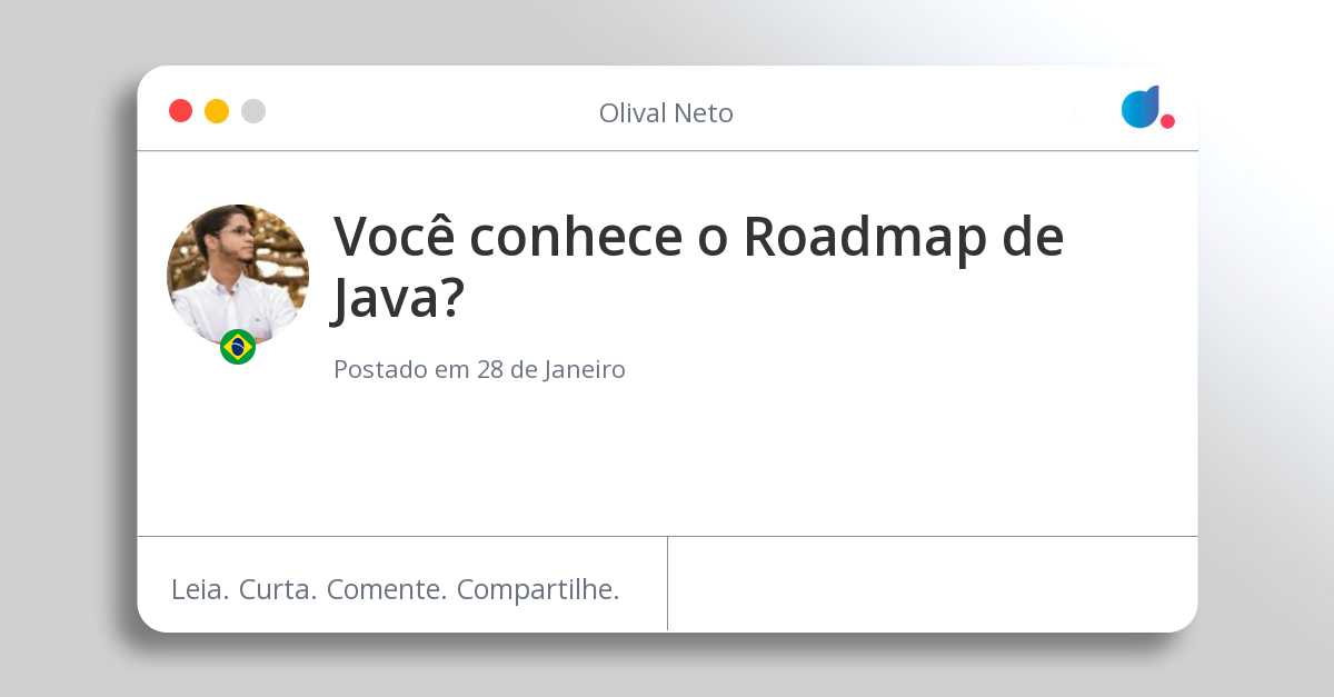 Você conhece o Roadmap de Java?
