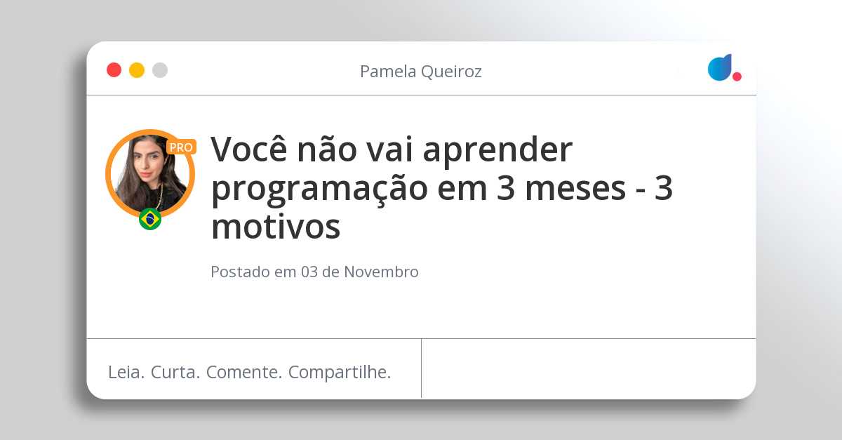 É possível aprender a programar em 3 meses?