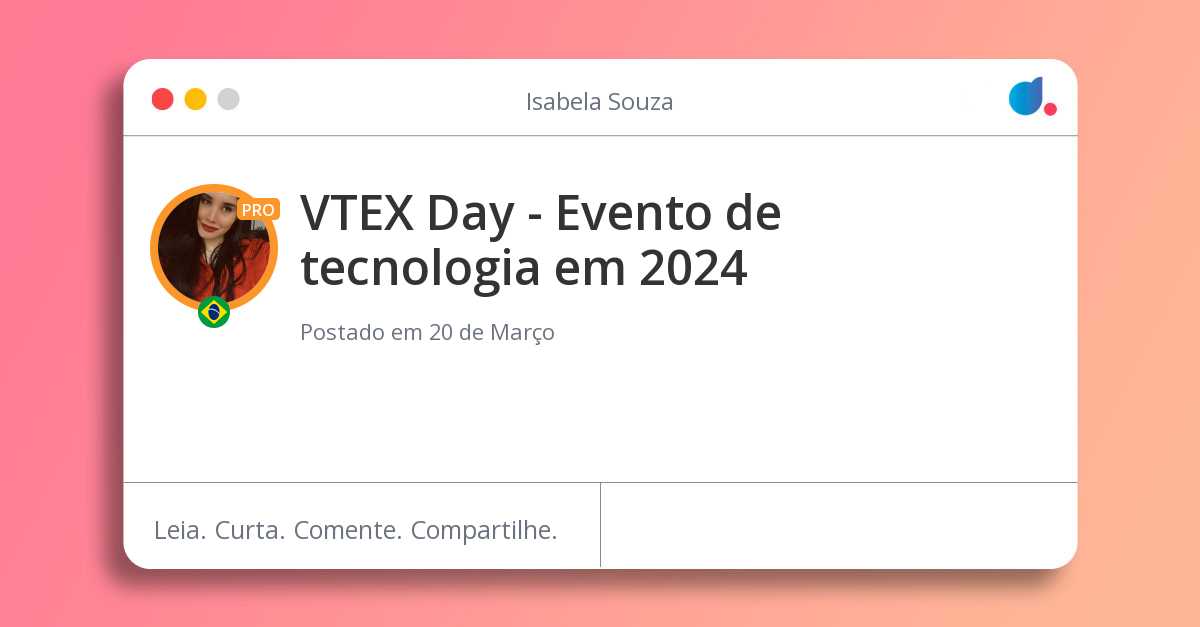 VTEX Day - Evento de tecnologia em 2024