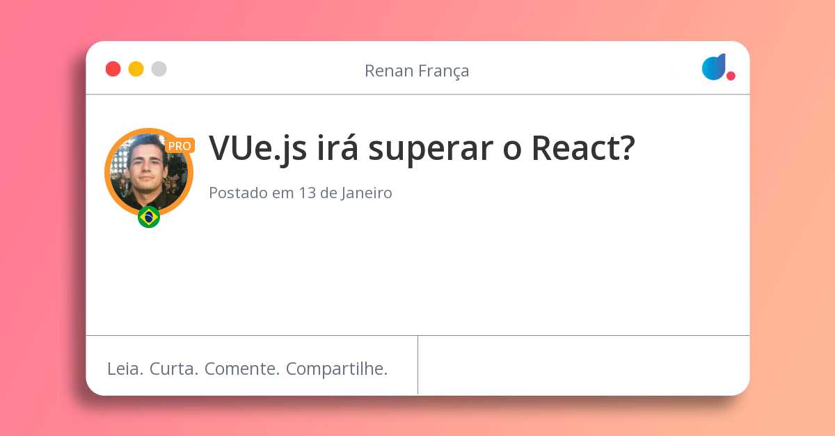 Vue.js irá superar o React?