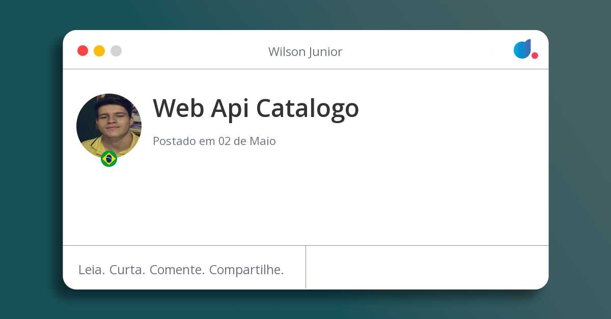 Web Api Catalogo