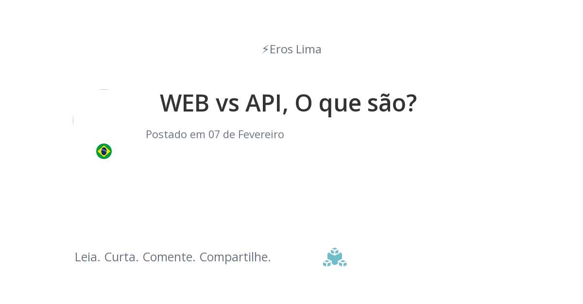 🦉WEB vs API, O que são?📲