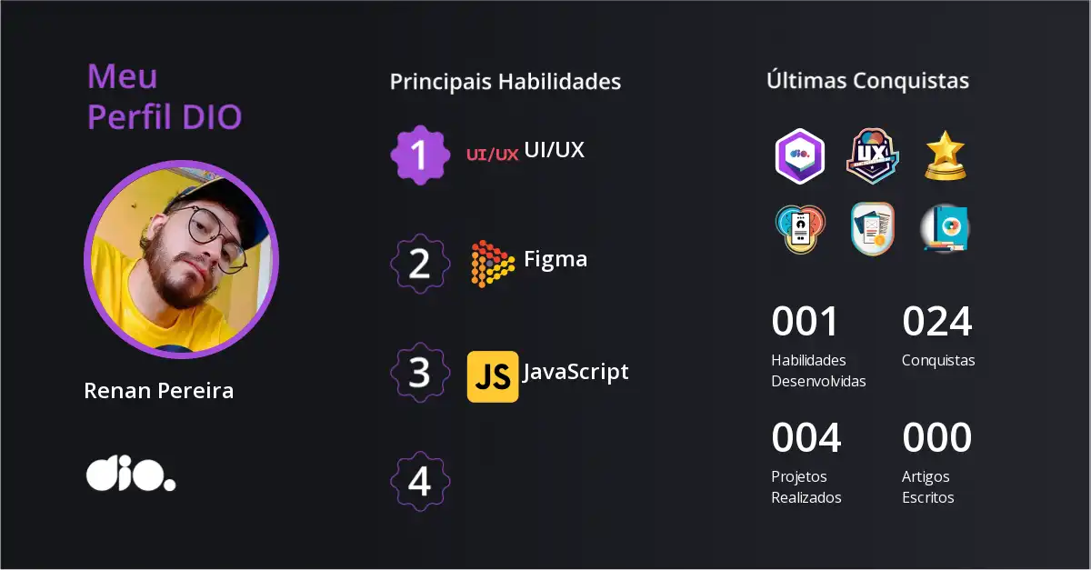 Renan Alves Da Silva Pereira — DIO Community Profile