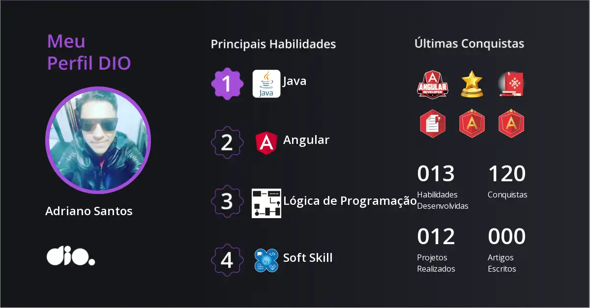 Adriano Santos — DIO Community Profile