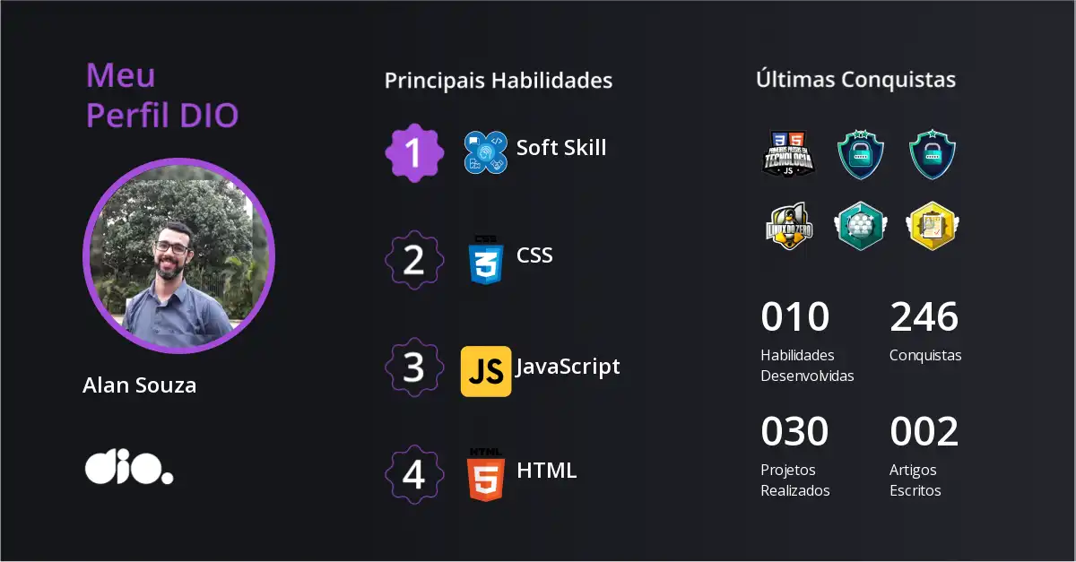 Alan Souza — DIO Community Profile