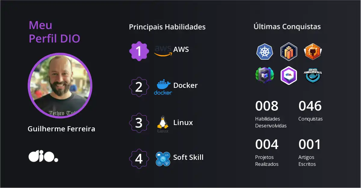 Guilherme Ferreira — DIO Community Profile