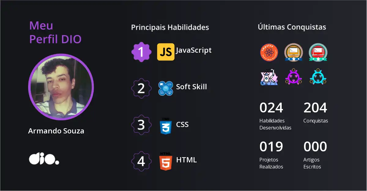 Armando Souza — DIO Community Profile