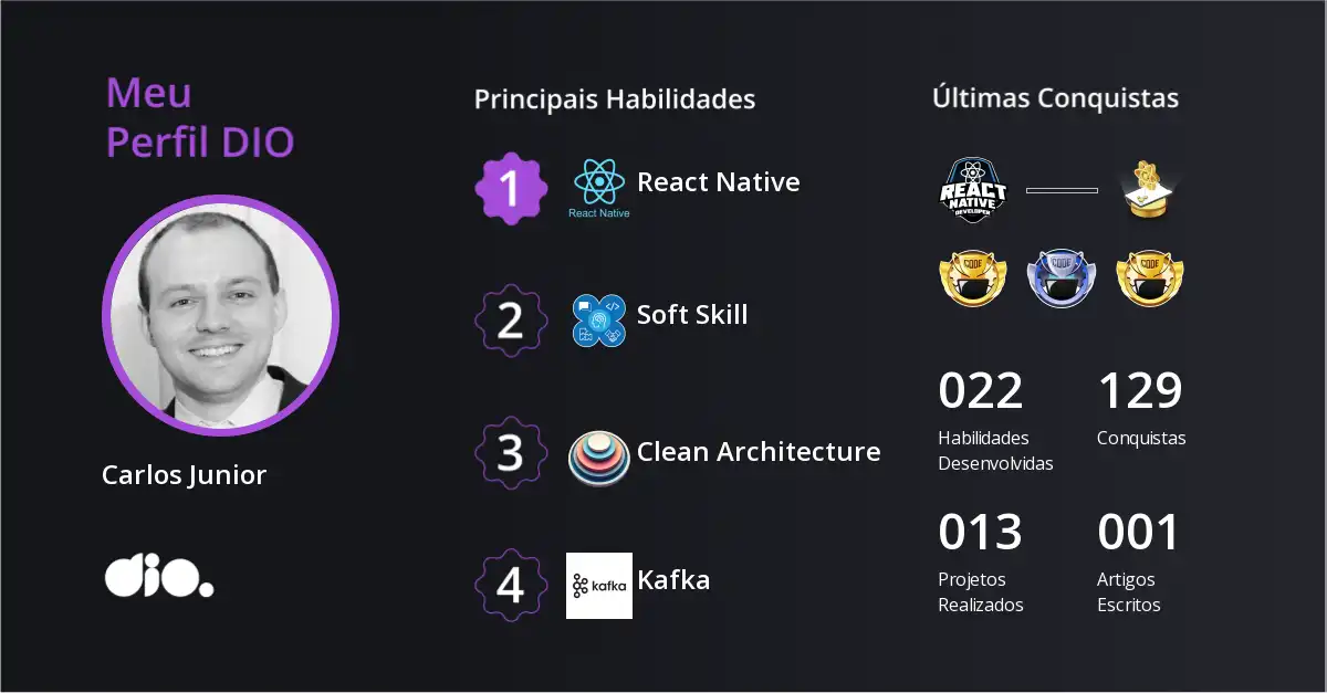 Carlos Junior — DIO Community Profile