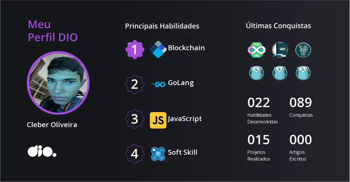 Cleber Oliveira — DIO Community Profile