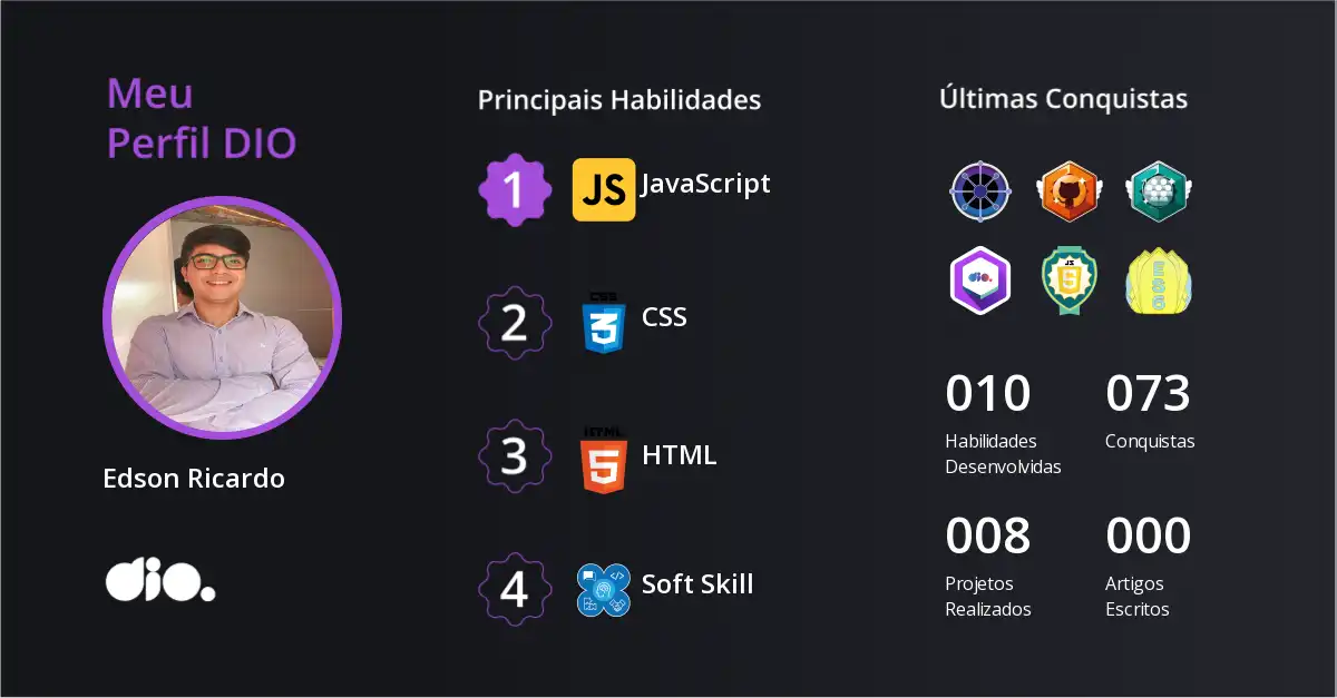 Edson Ricardo — DIO Community Profile