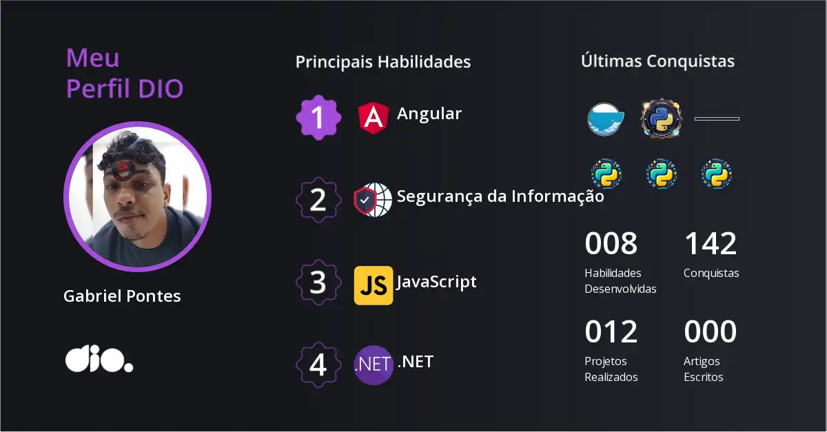 Gabriel Pontes — DIO Community Profile