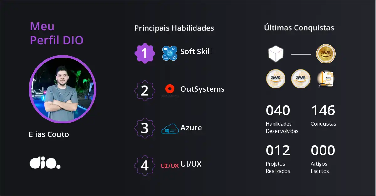 Elias abreu Couto — DIO Community Profile