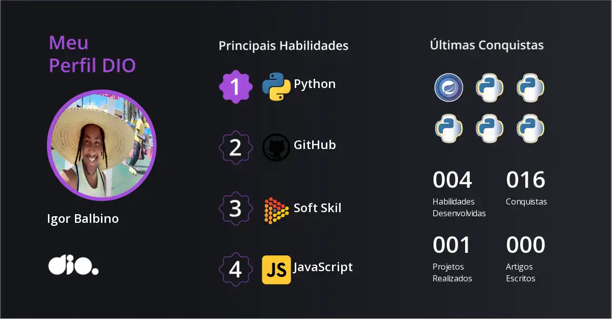 Igor Do Espírito Santo Balbino — DIO Community Profile