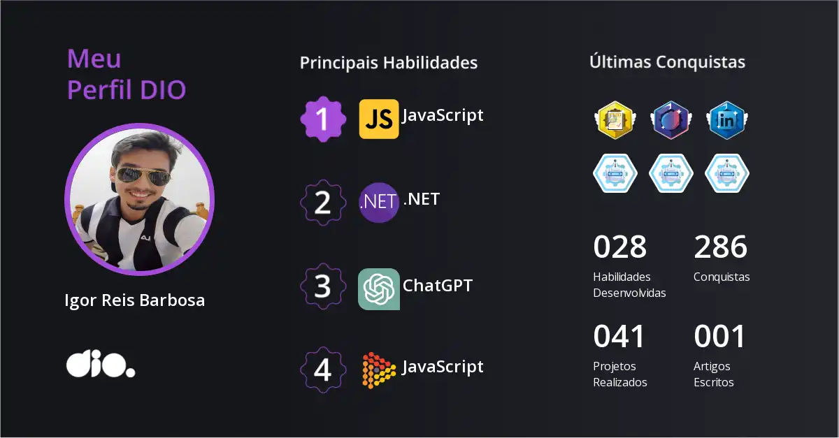 Igor Reis Barbosa — DIO Community Profile