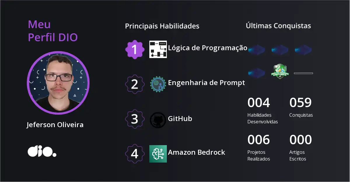 Jeferson Oliveira — DIO Community Profile