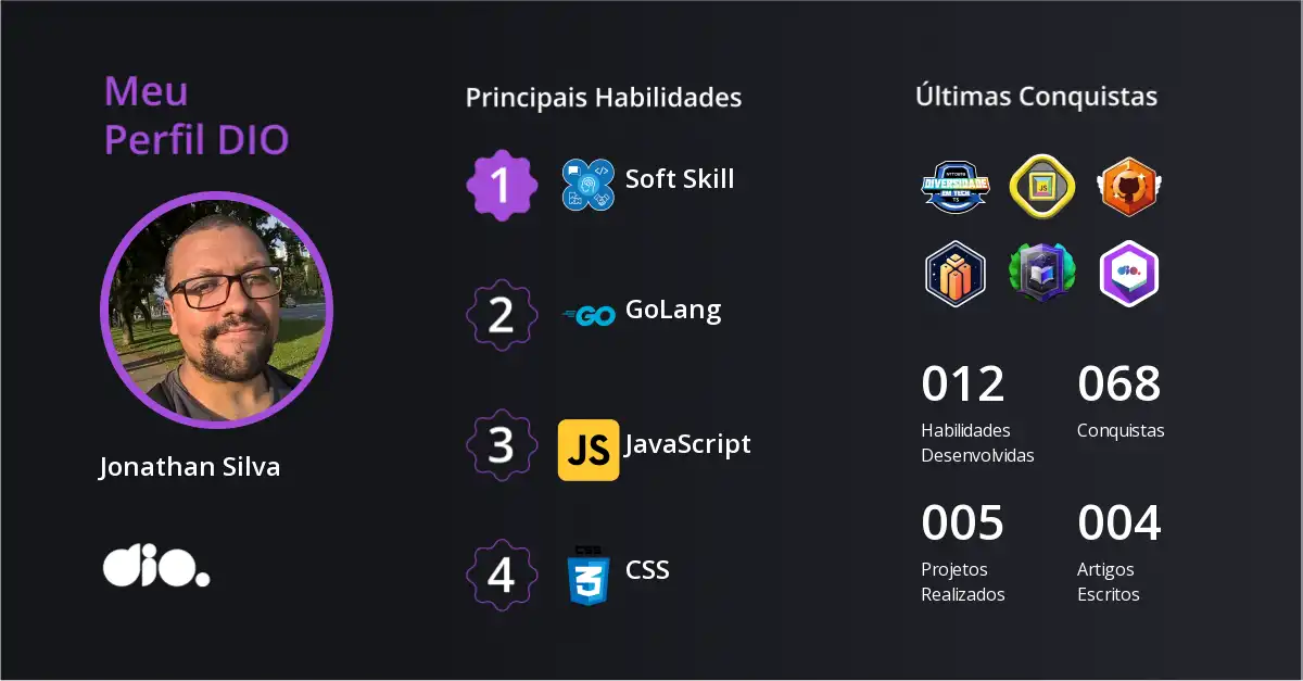 Jonathan Silva — DIO Community Profile
