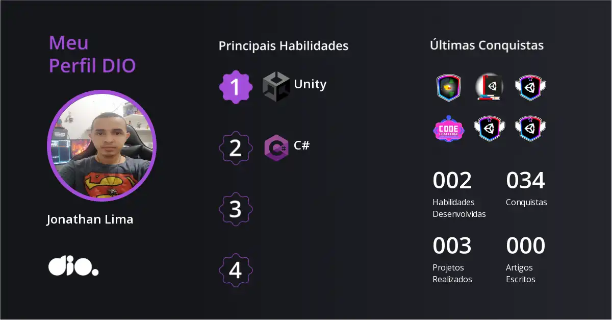 Jonathan Lima — DIO Community Profile