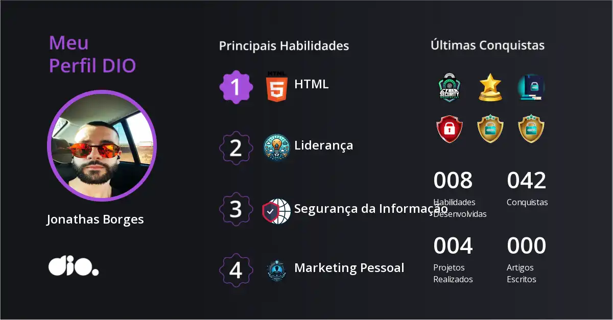 Jonathas Borges — DIO Community Profile