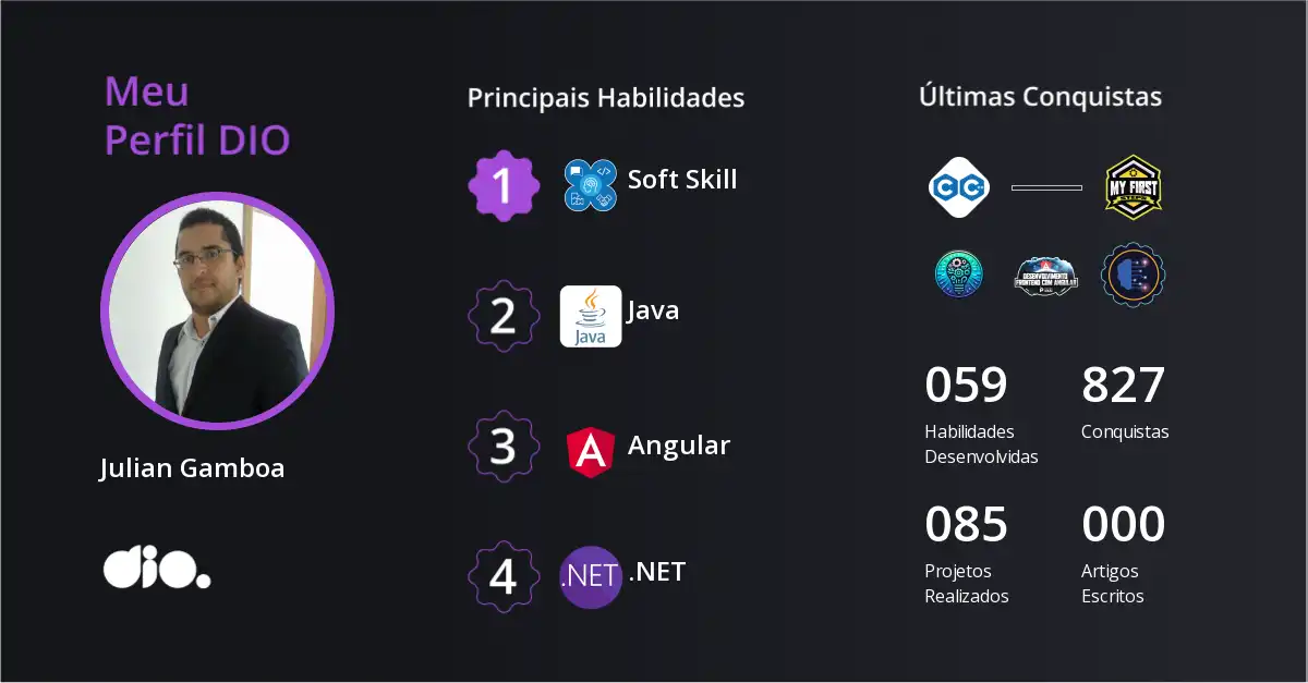 Julian Gamboa — DIO Community Profile