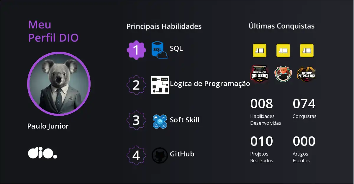 Paulo Junior — DIO Community Profile