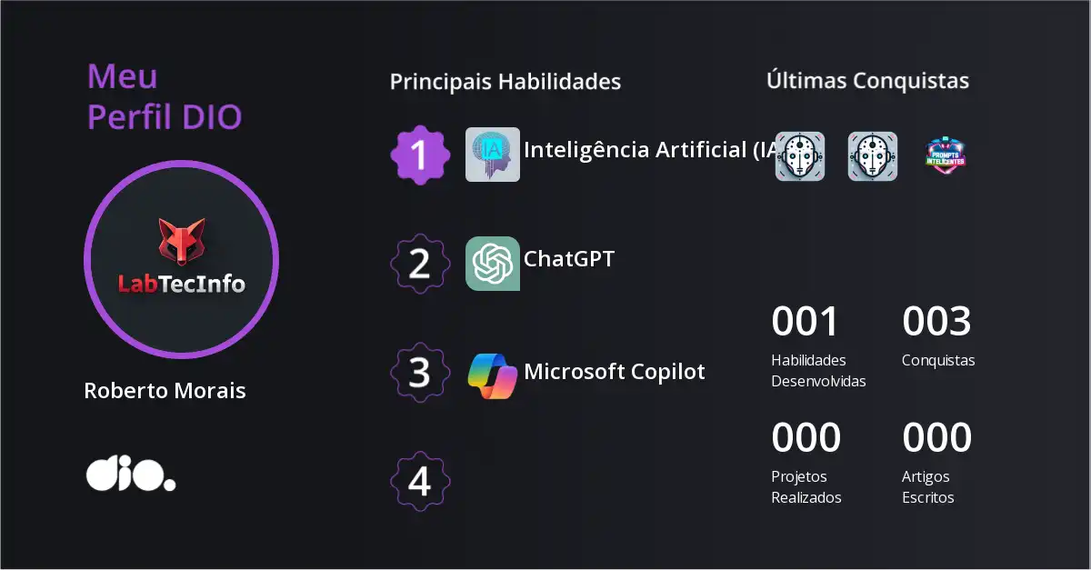 Roberto Morais — DIO Community Profile