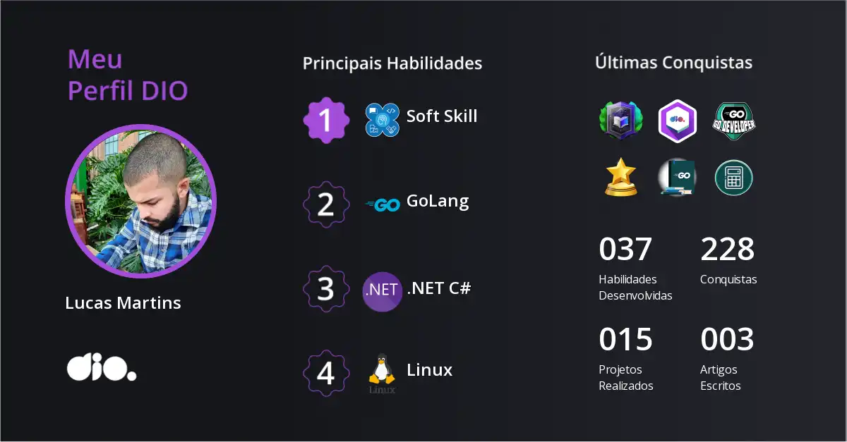 Lucas Martins — DIO Community Profile