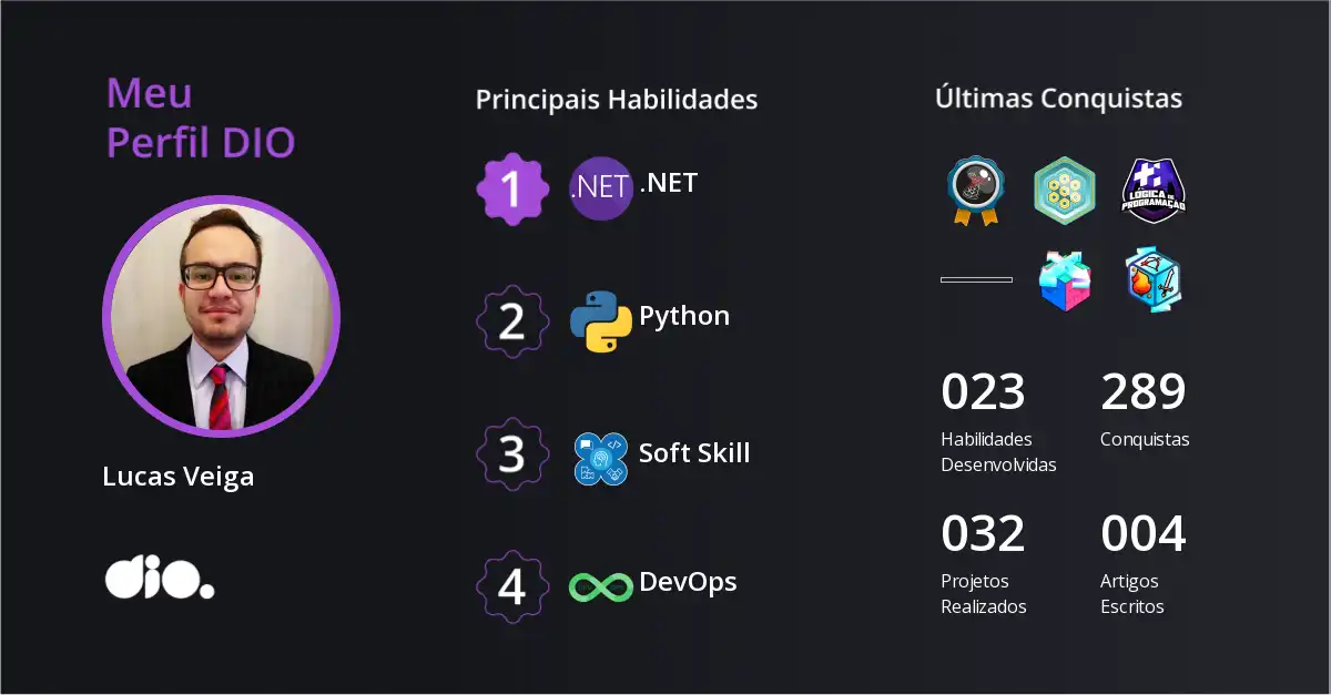Lucas Veiga — DIO Community Profile