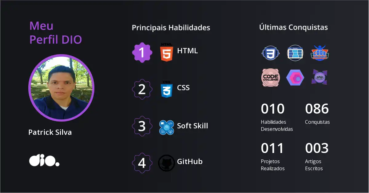 Patrick Silva — DIO Community Profile