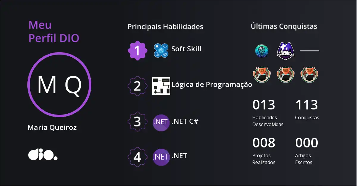 Maria Queiroz — DIO Community Profile