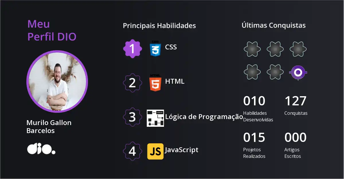 Murilo Gallon Barcelos — DIO Community Profile