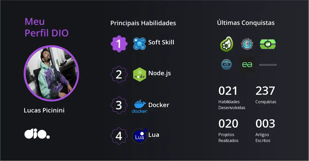 Lucas Picinini — DIO Community Profile