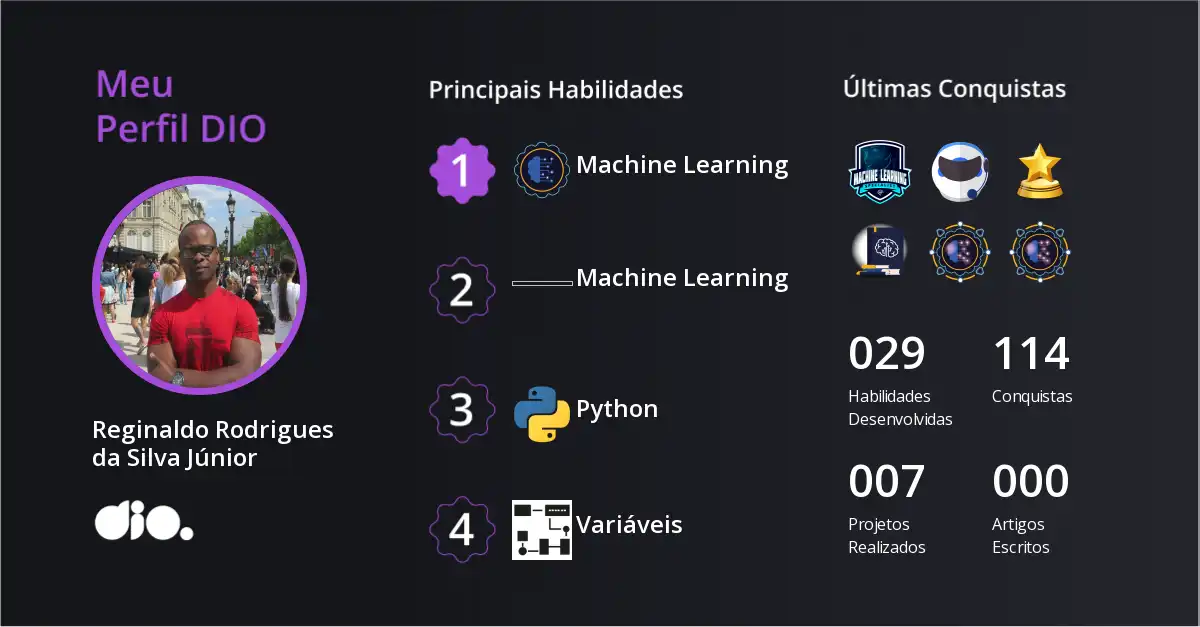 Reginaldo Rodrigues da Silva Júnior — DIO Community Profile