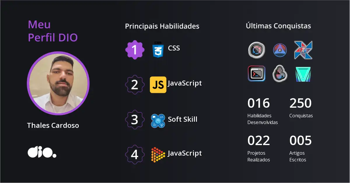 Thales Cardoso — DIO Community Profile