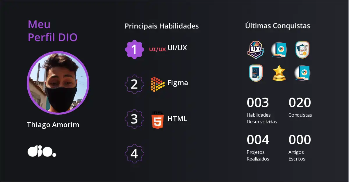 Thiago Amorim — DIO Community Profile