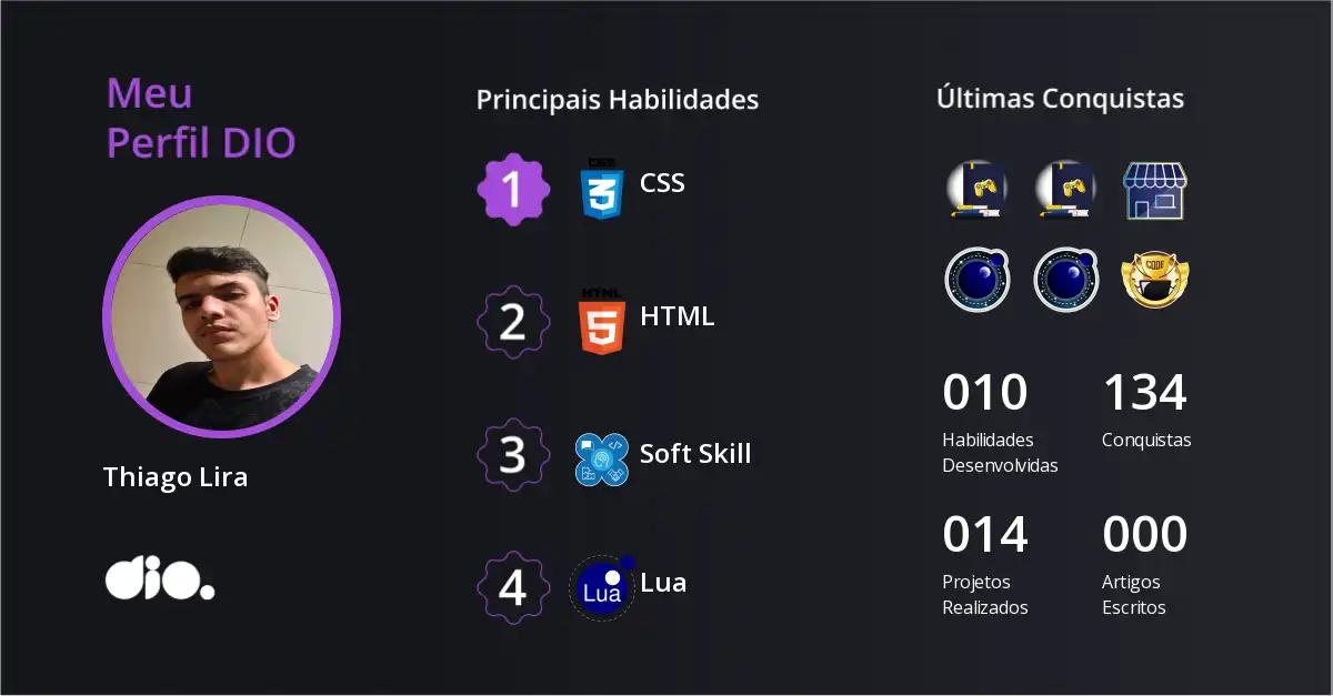 Thiago Lira — DIO Community Profile