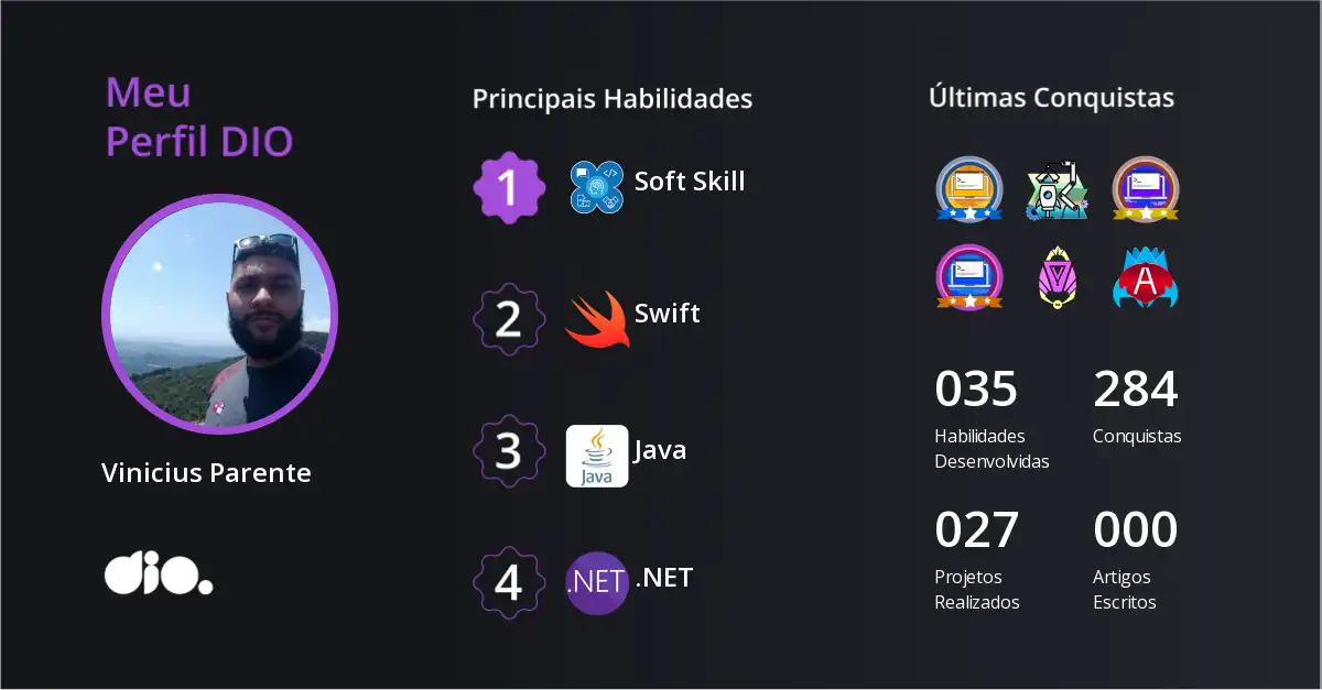 Vinicius De Sousa Parente — DIO Community Profile
