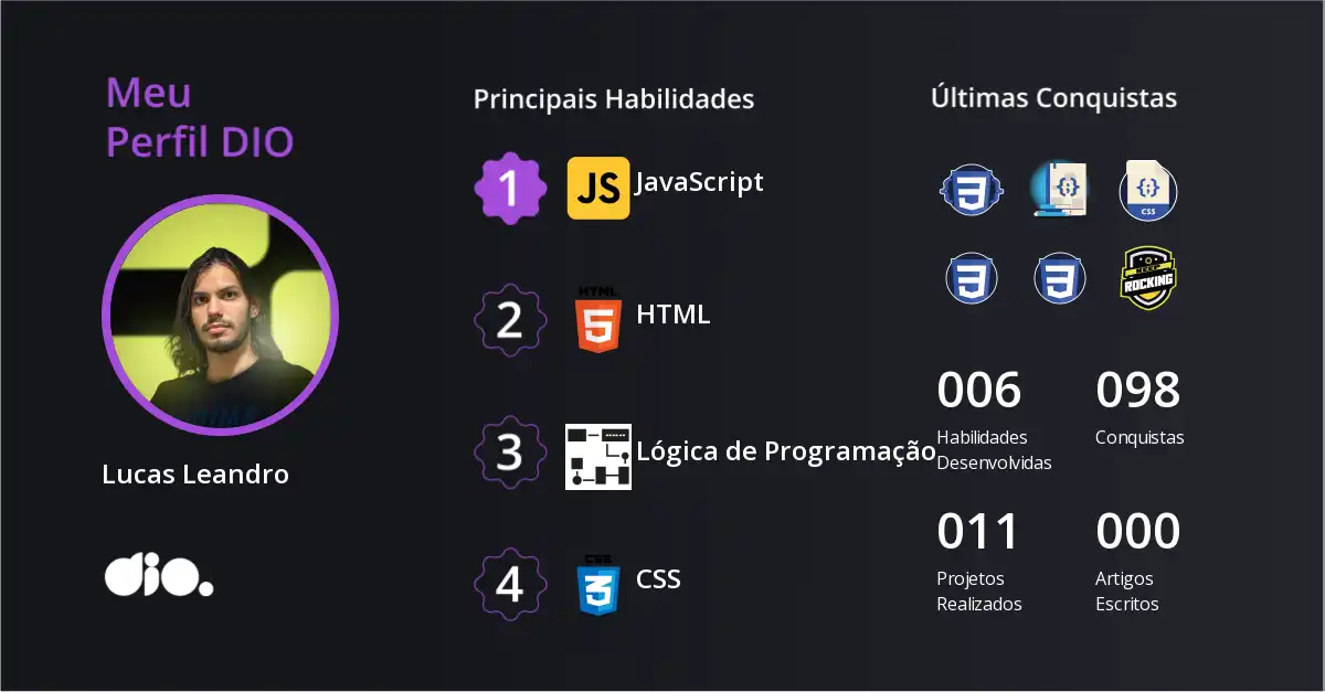 Lucas Leandro — DIO Community Profile