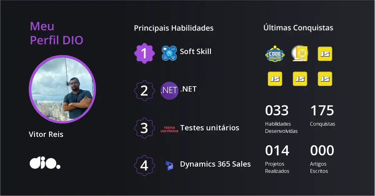 Vitor Reis — DIO Community Profile