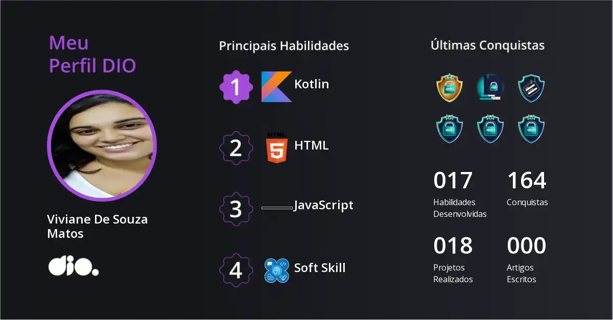 Viviane De Souza Matos — DIO Community Profile